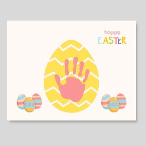 Easter Handprint Printable, Easter Handprint Art, Easter Activity ...