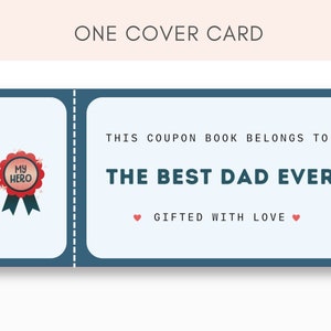 Father’s Day Coupons, Father’s Day Gift, Coupon Printable, Dad Coupon ...