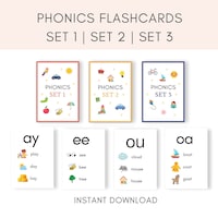 Phonics Flash Cards | Phonics Sounds Chart | Digraph | Kindergarten ...