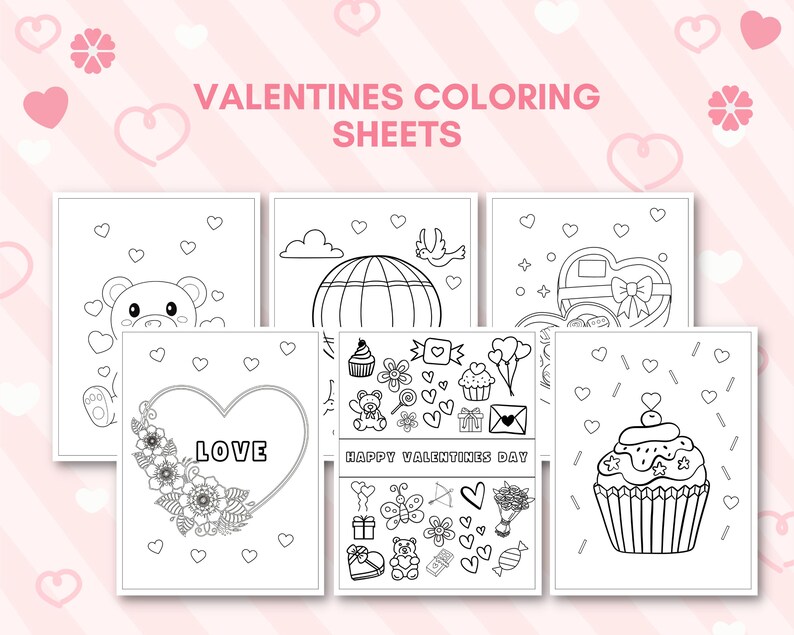 Valentines Activity Printable Valentines Party Games - Etsy