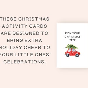 Christmas Activity Cards, Christmas Activities, Kids Holiday Fun ...