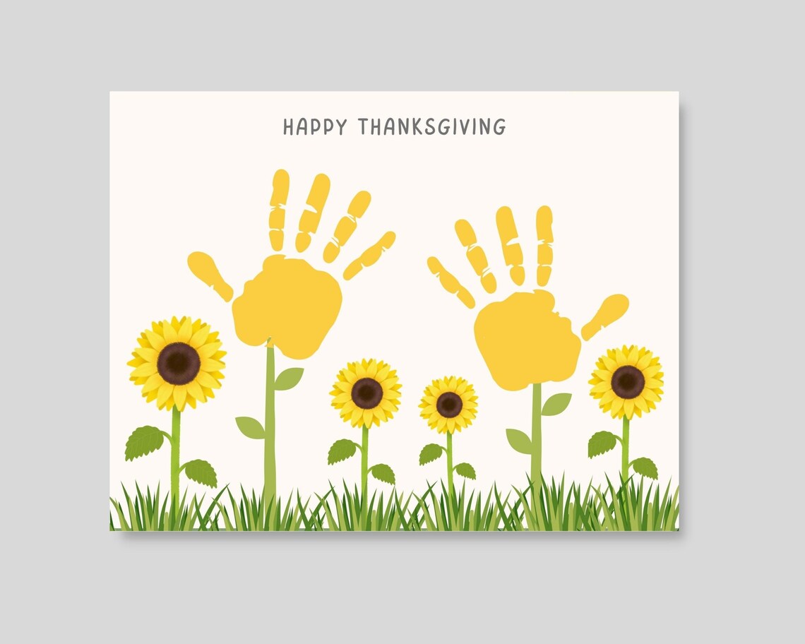 Thanksgiving Handprint, Thanksgiving Craft, Handprint Keepsake ...