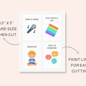 Calming Corner Flashcards, Calming Strategies, Calming Techniques ...