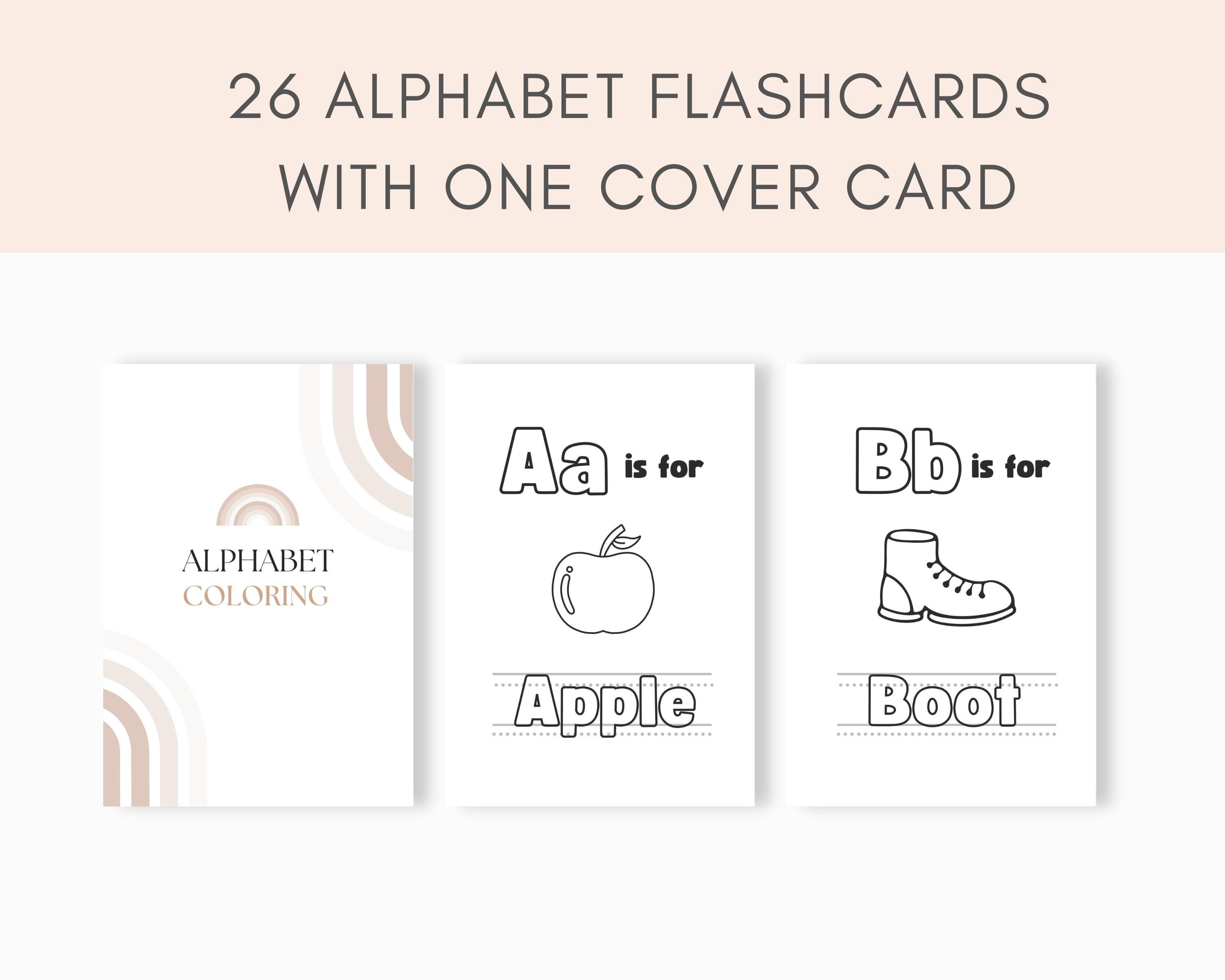 Alphabet Coloring Pages, ABC Coloring Printable, Preschool Alphabet ...