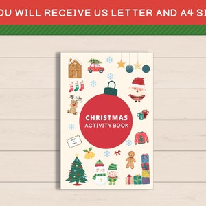 Christmas Activity Book, Printable Christmas Activity, Christmas ...