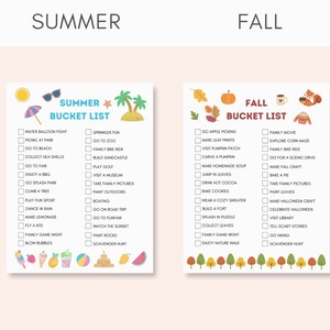 BUCKET LIST BUNDLE, Bucket List Printable, Kids Bucket List, Editable ...