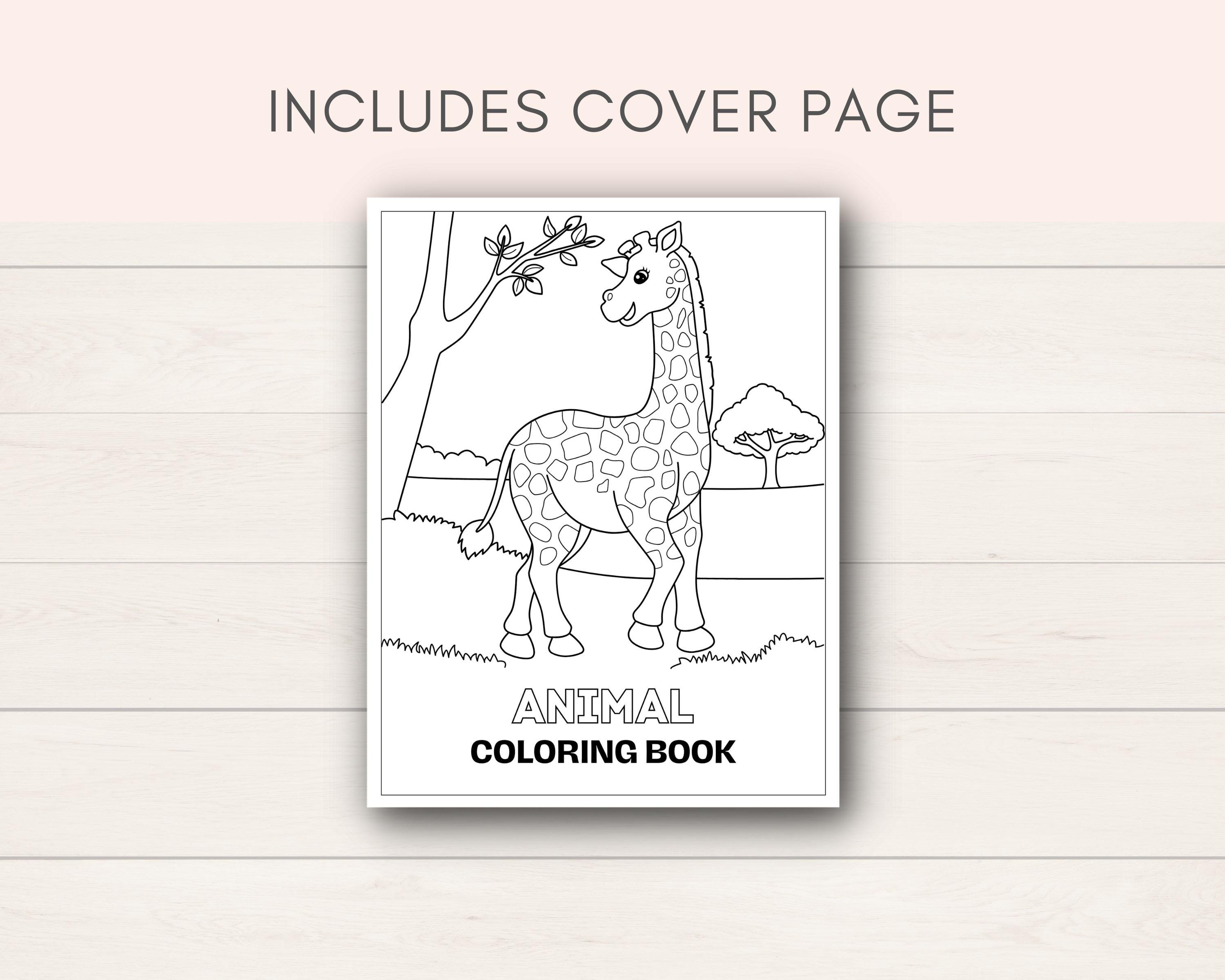 Animal Coloring Book, Animal Coloring Pages, Coloring Book Animal ...
