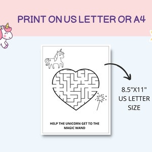 Unicorn Activity Sheets, Unicorn Coloring Pages, Unicorn Birthday, Kids ...