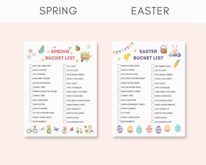 BUCKET LIST BUNDLE Bucket List Printable Custom Bucket List - Etsy