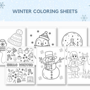 Winter Activity Printable, Winter Games, Winter Printable, Winter ...