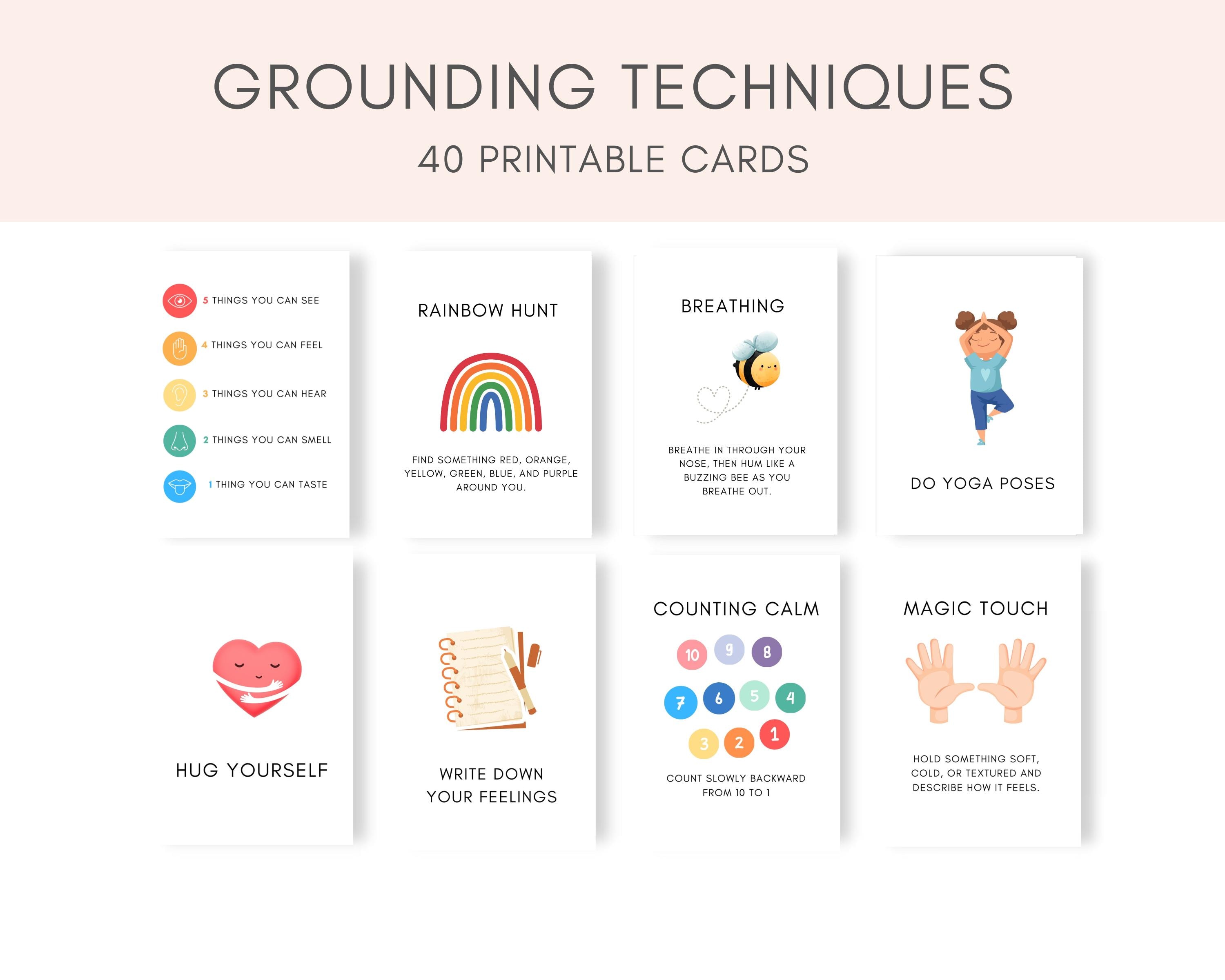 Kids Coping Skills, Grounding Techniques for Kids, Calming Corner ...