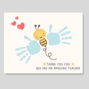 Teacher Appreciation Handprint, Teacher Appreciate, Teacher Gift, Thank ...
