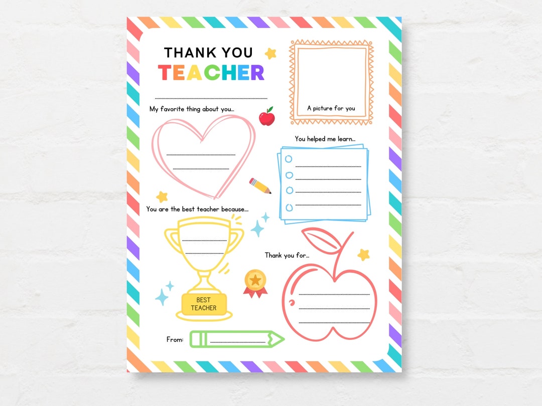 Teacher Appreciation Printable, Teacher Appreciation, Teacher Printable ...