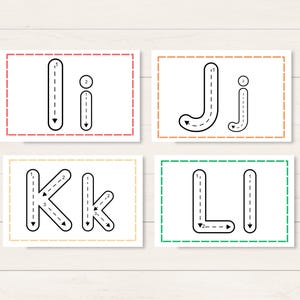 Alphabet Tracing Cards, Alphabet Tracing, Tracing Card, Letter Tracing ...