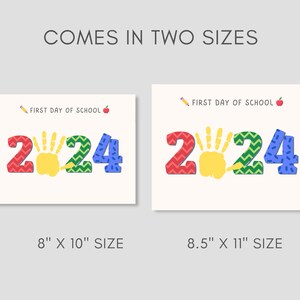 Last Day of School Handprint, Last Day of School, Handprint Craft ...