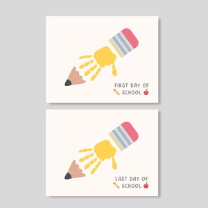 First/last Day of School Handprint, Last Day of School, Handprint Craft ...