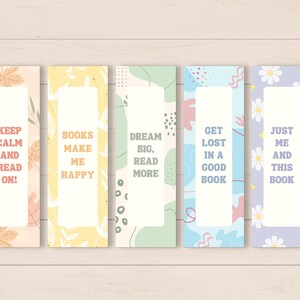 Printable Bookmarks, Bookmarks Printable, Bookmark Template, Cute ...
