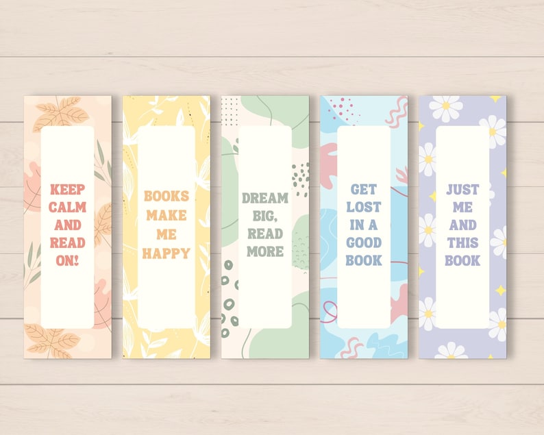 Printable Bookmarks, Bookmarks Printable, Bookmark Template, Cute ...