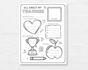 Teacher Appreciation Printable, Teacher Appreciation Week, Thank You ...