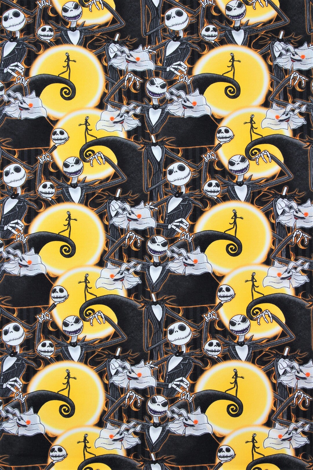 Bone Daddy Character Fabric Cotton Lycra Disney Nightmare - Etsy