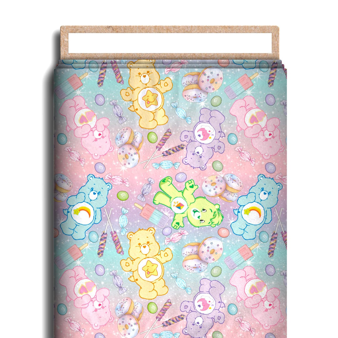 Retro Character Fabric, Cotton Lycra, Cartoon High Quality Custom ...