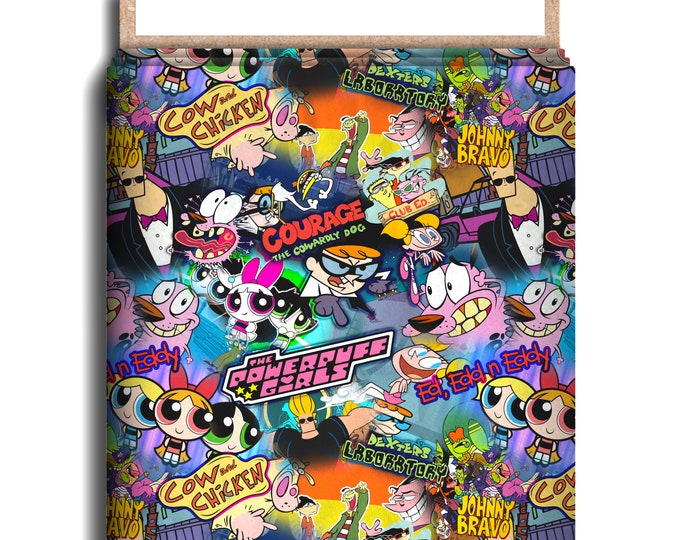 Favorite Toons Character Fabric, Custom Fabric Cotton Lycra, Cartoon ...