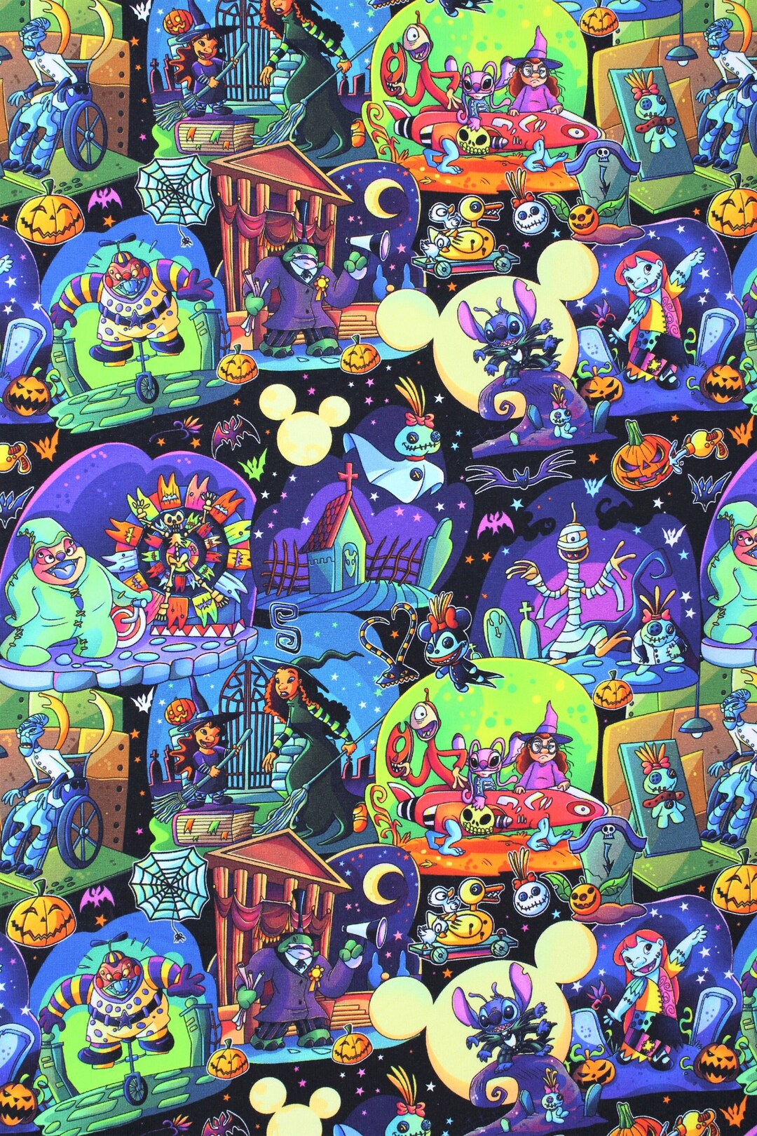 626 Alien Nightmare Character Fabric Cotton Lycra Disney - Etsy