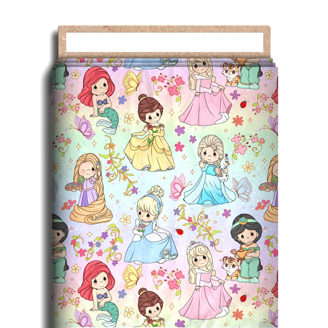 Precious Princesses Character Fabric, Custom CL Cartoon High Quality ...