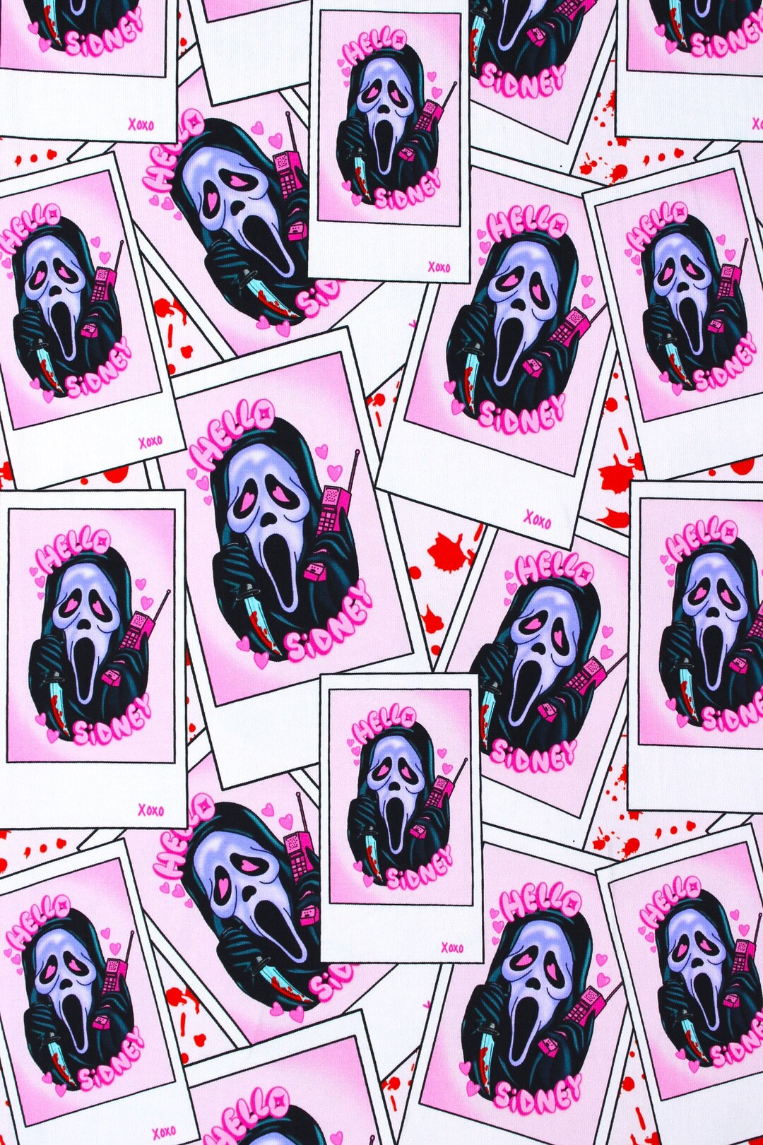 Xoxo Caller Character Fabric, Cotton Lycra, Horror Character, High ...