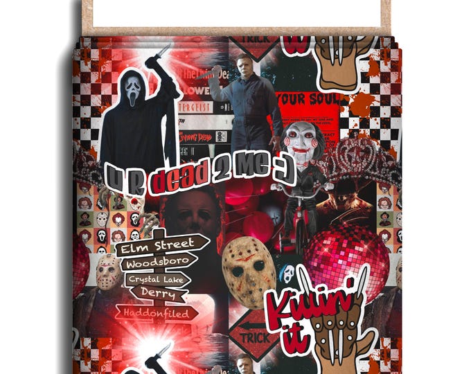 Nightmare Crew Character Fabric, Cotton Lycra, Horror, High Quality ...