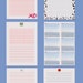 Digital Note Pages, Cute Note Papers, Colorful Writing Papers - Etsy