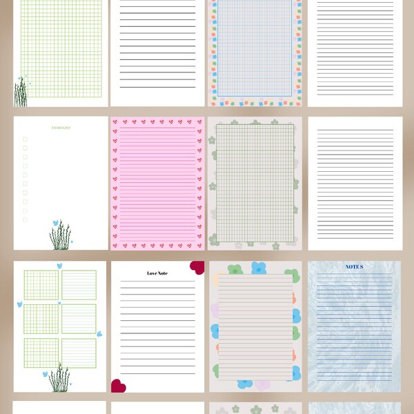 Writing Papers - Etsy