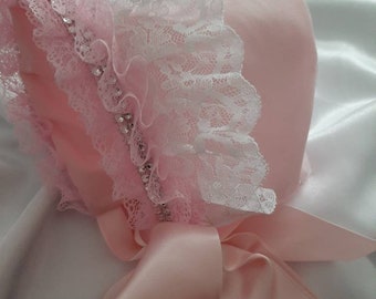 Frilly Bonnet - Etsy