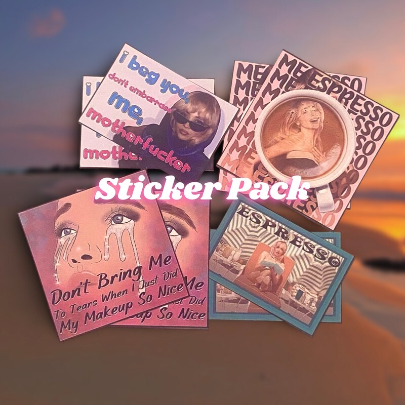Sabrina Carpenter Stickers - Etsy
