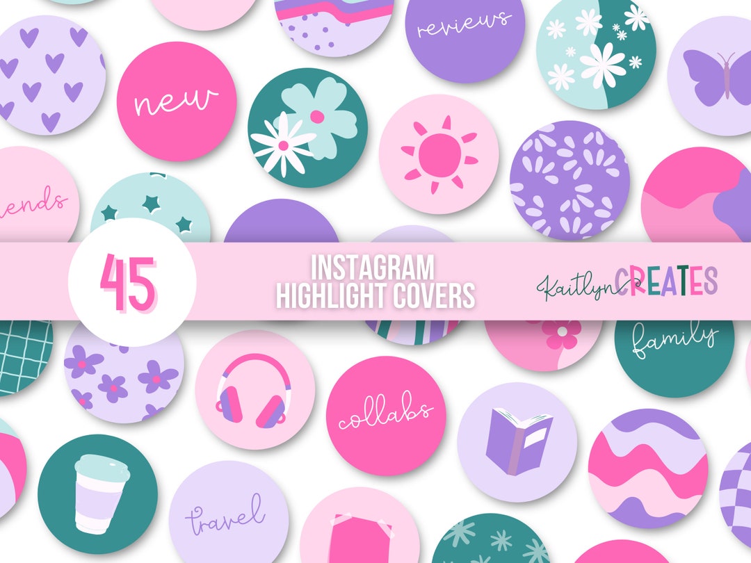 Colorful Instagram Story Highlight Icons | Instagram Stories | Business ...