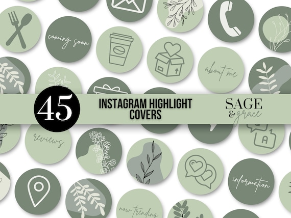 Instagram Story Highlight Icons Instagram Stories - Etsy