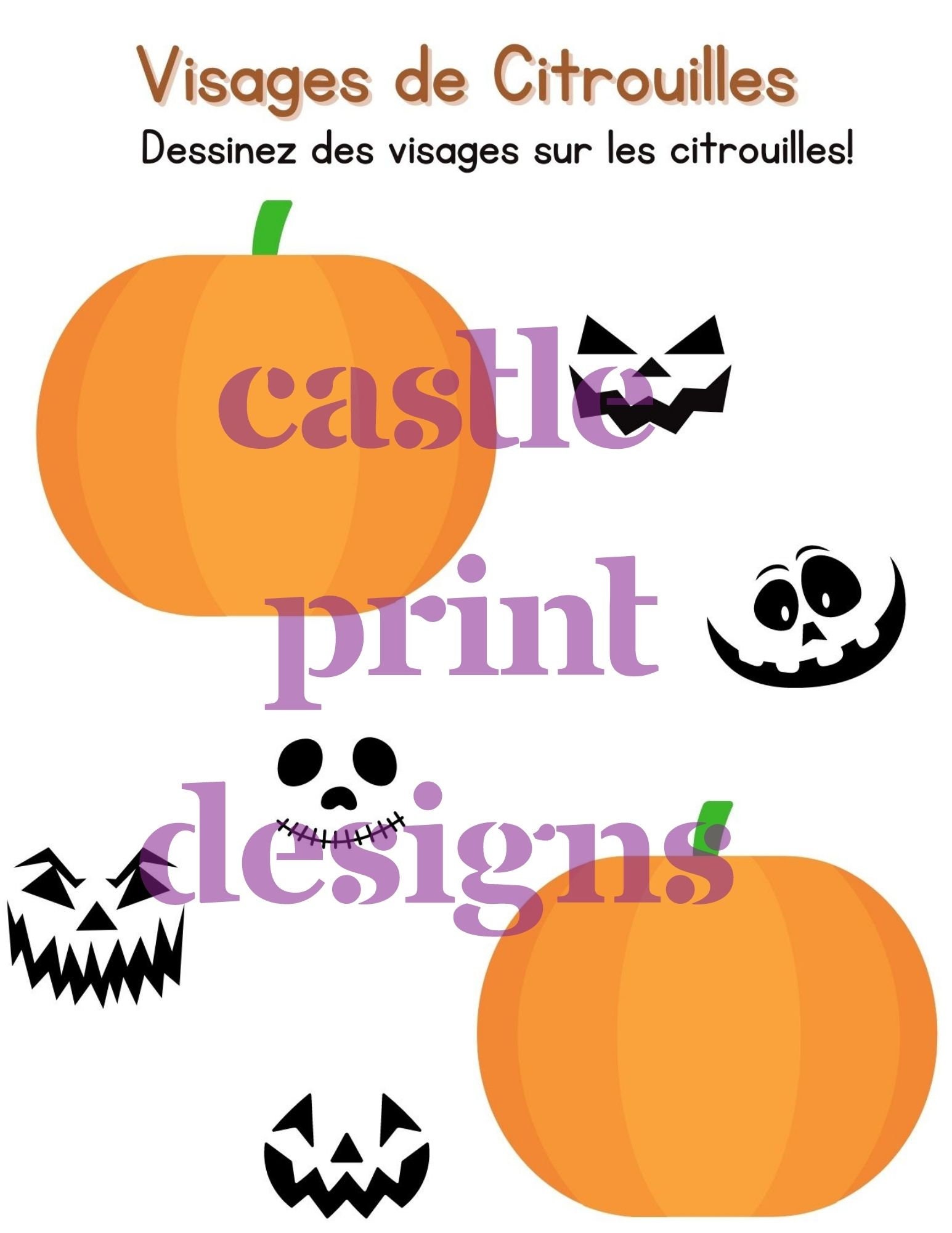 French Fall Worksheet for Grade 1 - Etsy