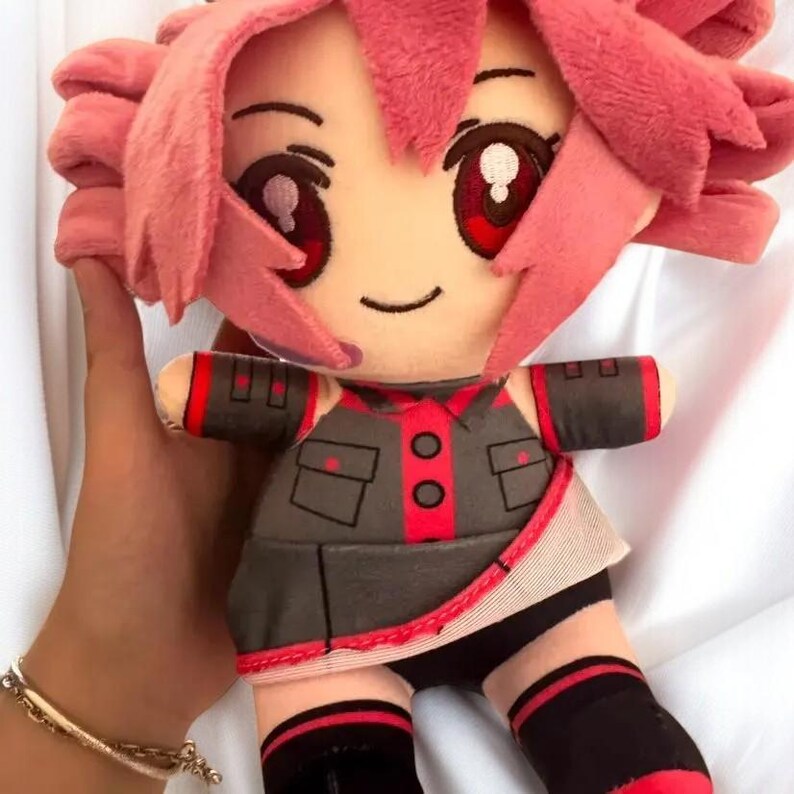 Kasane Teto Plush | UTAU Inspired Kawaii Anime Plushie - Etsy