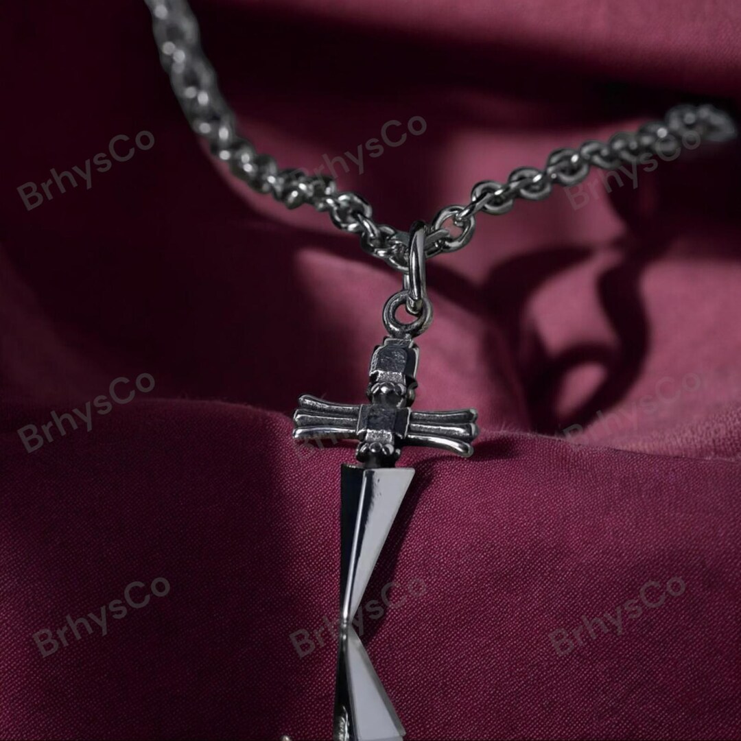 Judgement Chain Necklace | Gothic Stainless Steel Pendant | Punk Rock ...