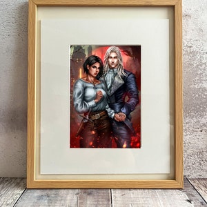 Floriane and Ruvan - Officially Licensed Premium Print - Inspired by A ...