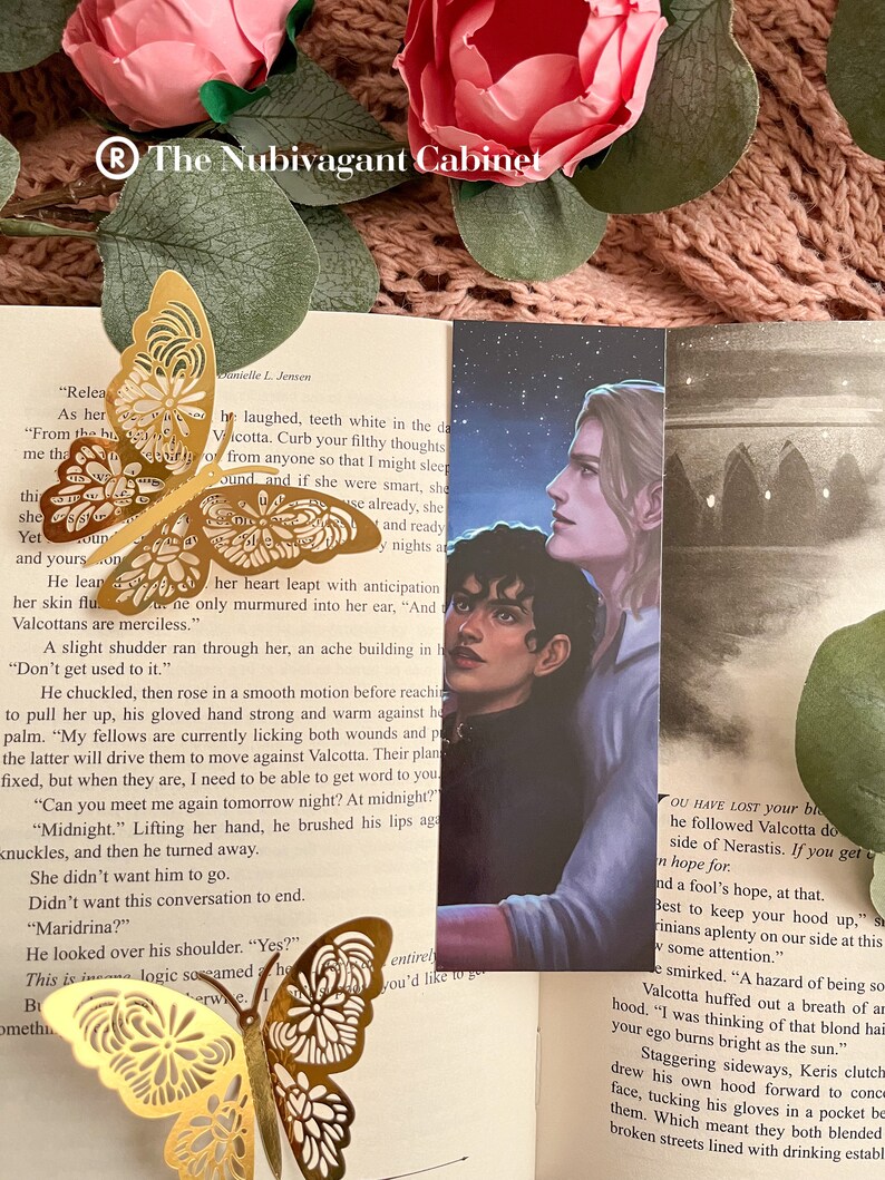 Keris and Zarrah Bookmark Inspired by the Inadequate Heir - Etsy Ireland