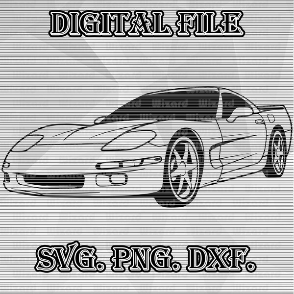 Corvette Svg - Etsy