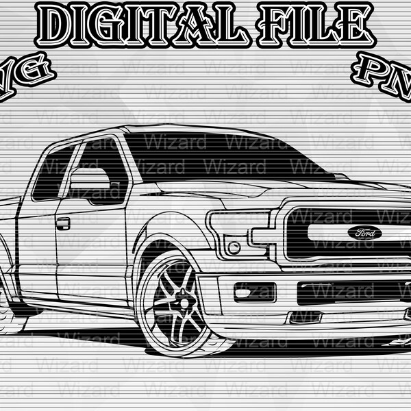 Ford Ranger Silhouette - Etsy