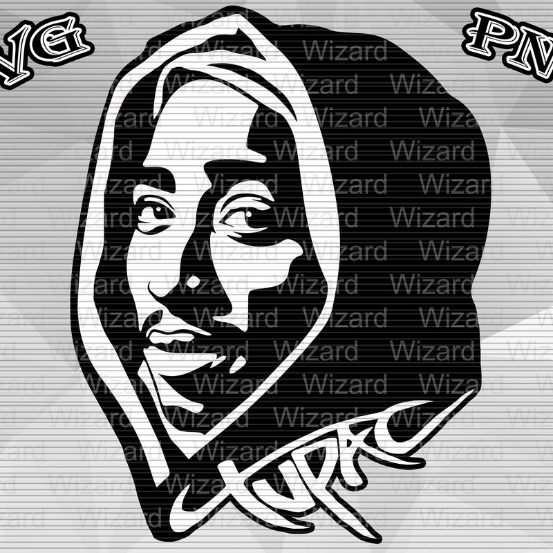 Tupac Svg - Etsy