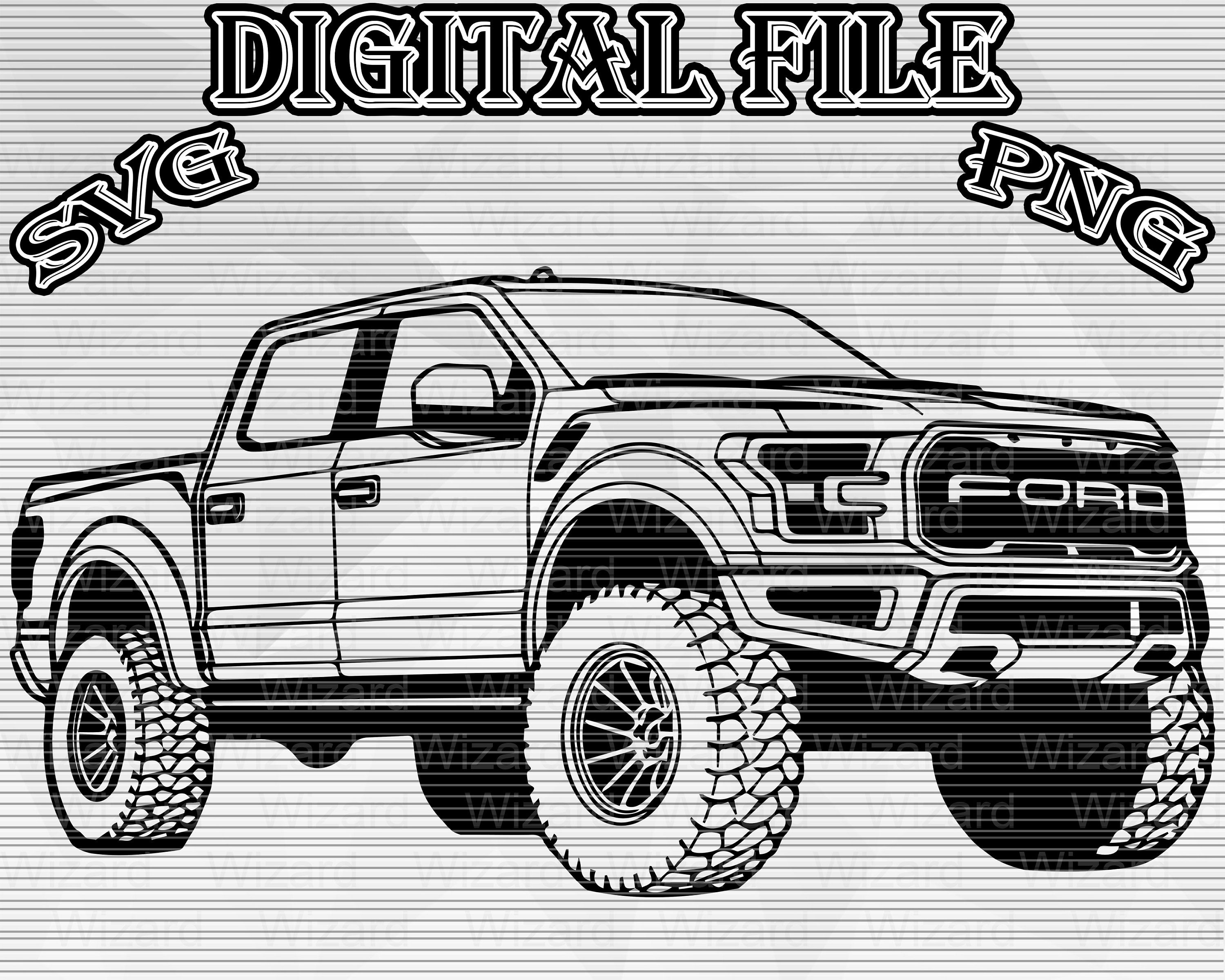 Ford Raptor Truck Drawings