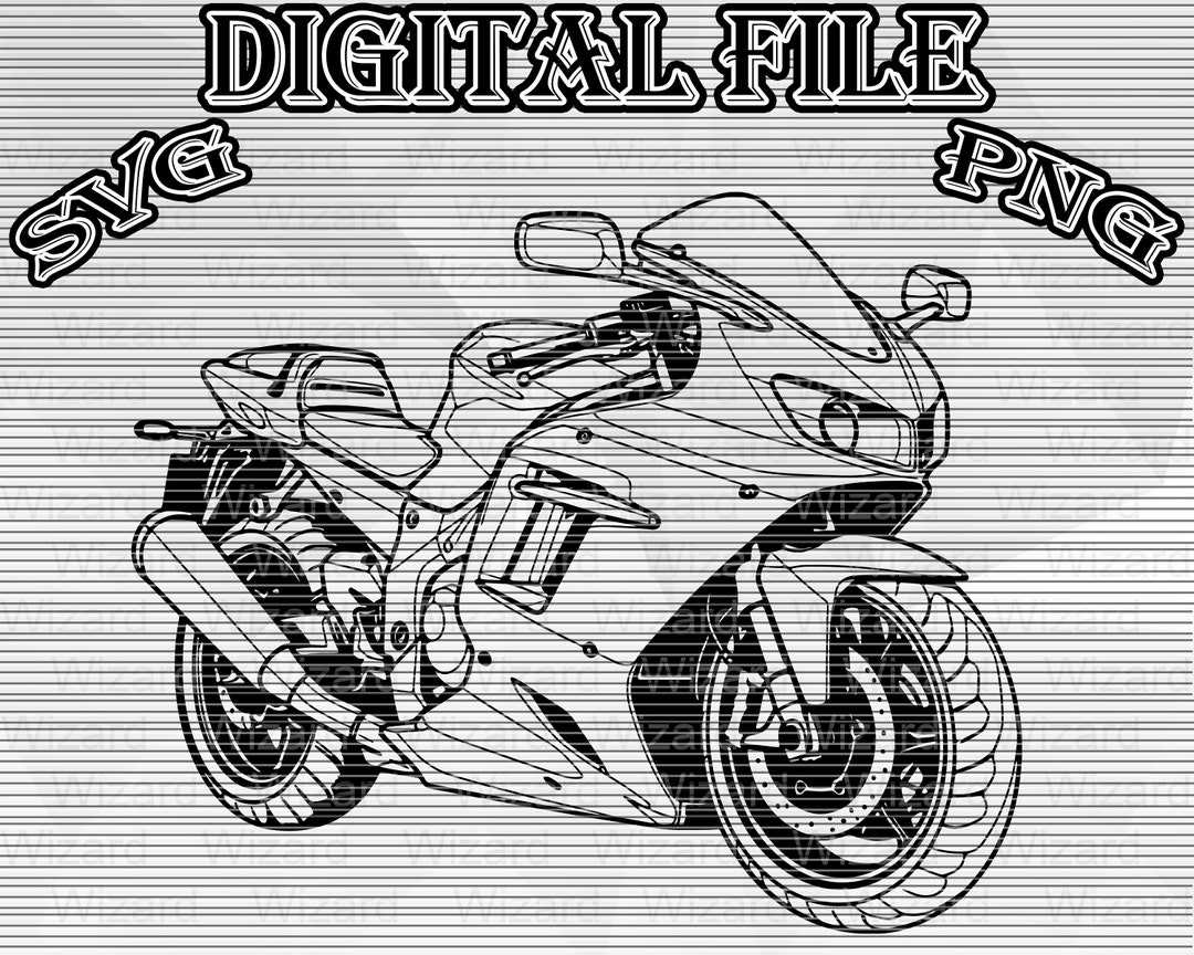 Kawasaki Ninja Zx10r Motorcycle SVG, Kawasaki Ninja Motorcycle, Vector ...
