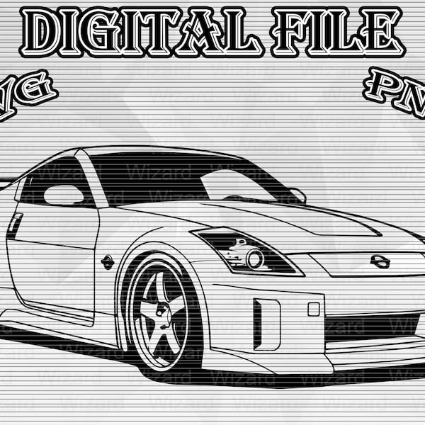 Nissan 350z Svg - Etsy UK