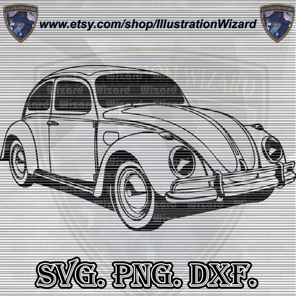 Vw Bug Vector - Etsy