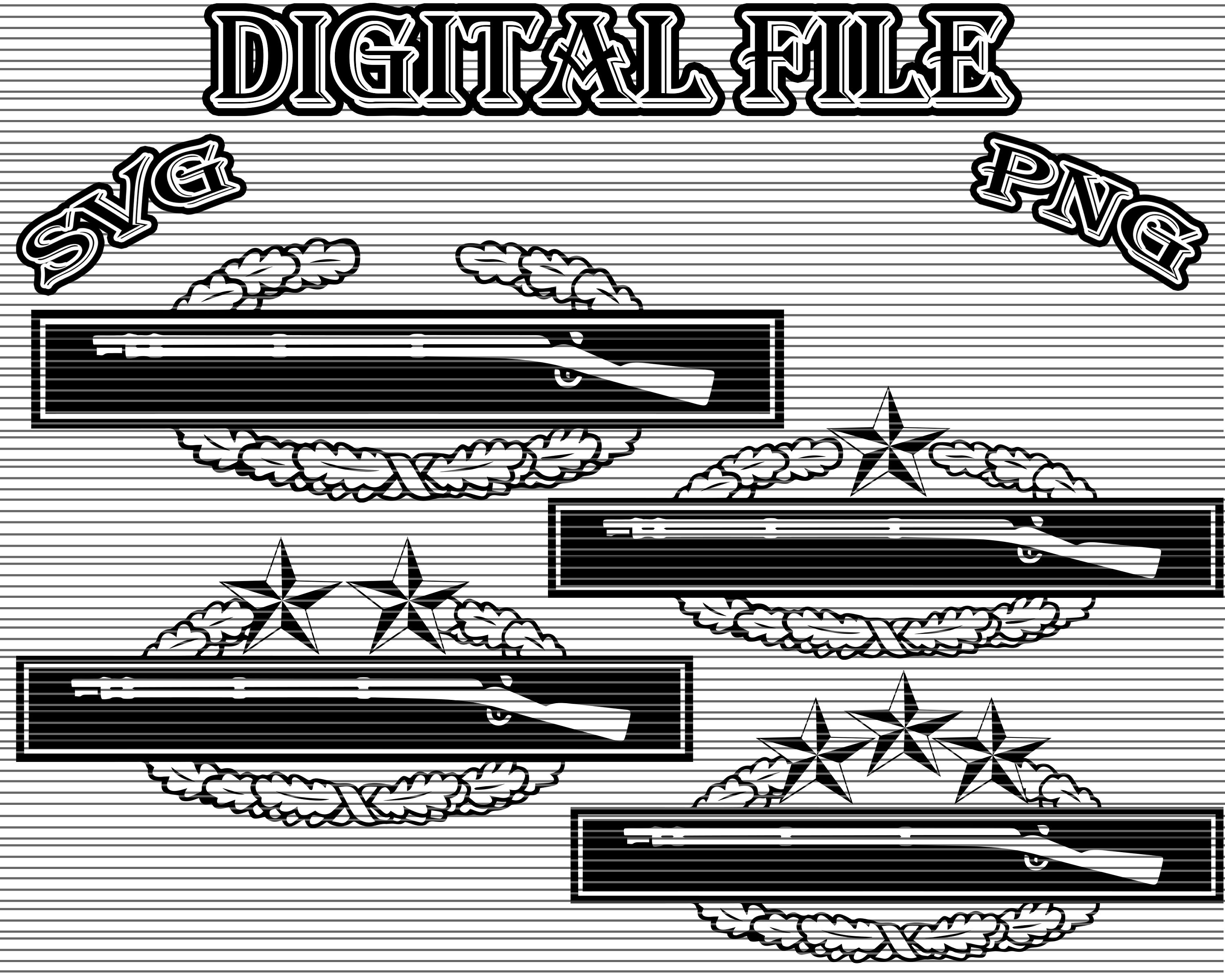 US Army Combat Infantryman Badge SVG 1st 2nd 3rd 4th Badge - Etsy