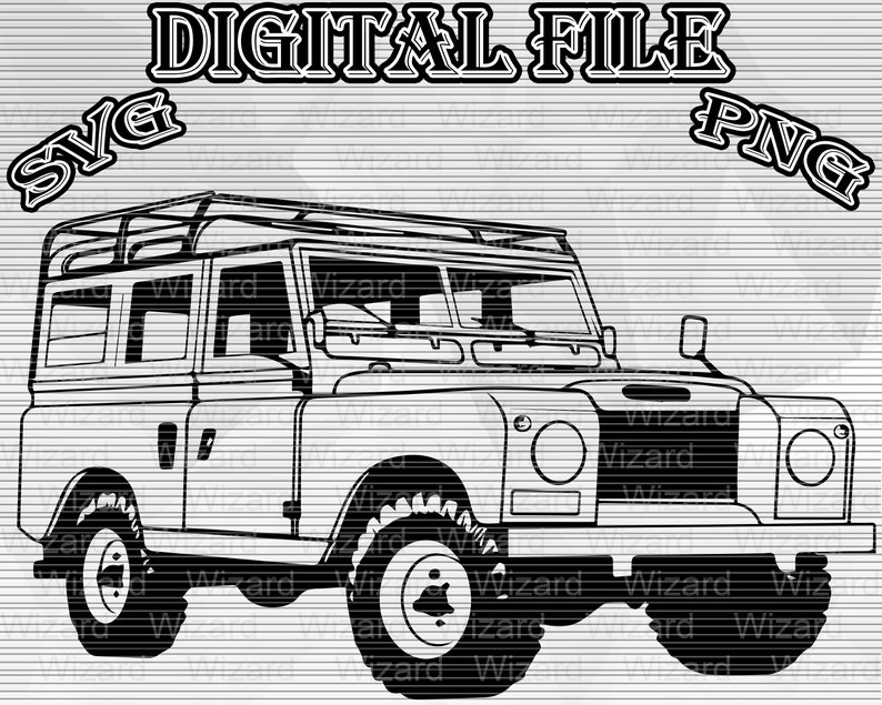 Land Rover Series 1 SVG Land Rover 1950 Vector - Etsy